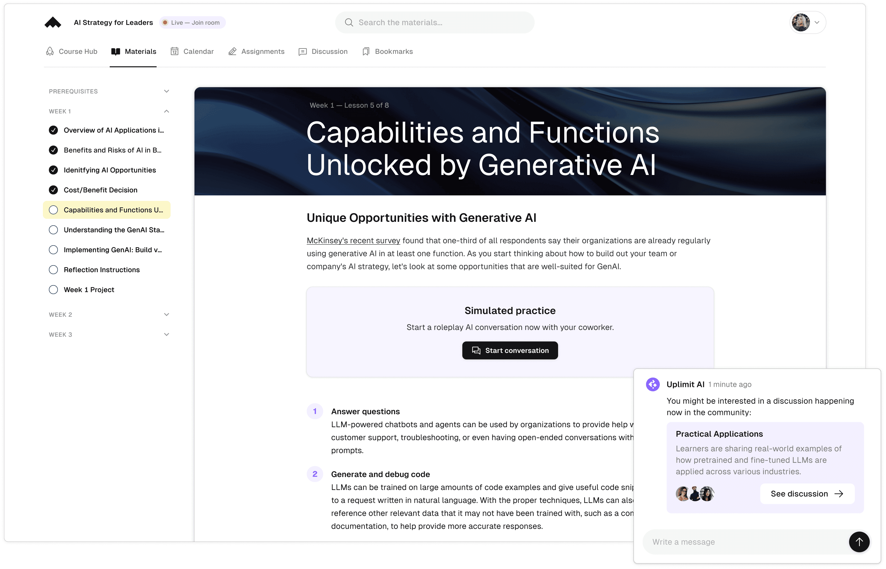 Uplimit - AI-powered learning for your organization